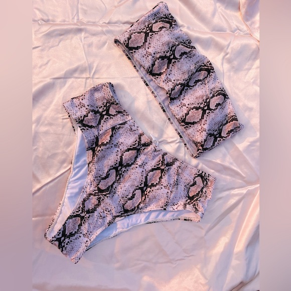Swim | Snake Skin Print Bikini | Poshmark